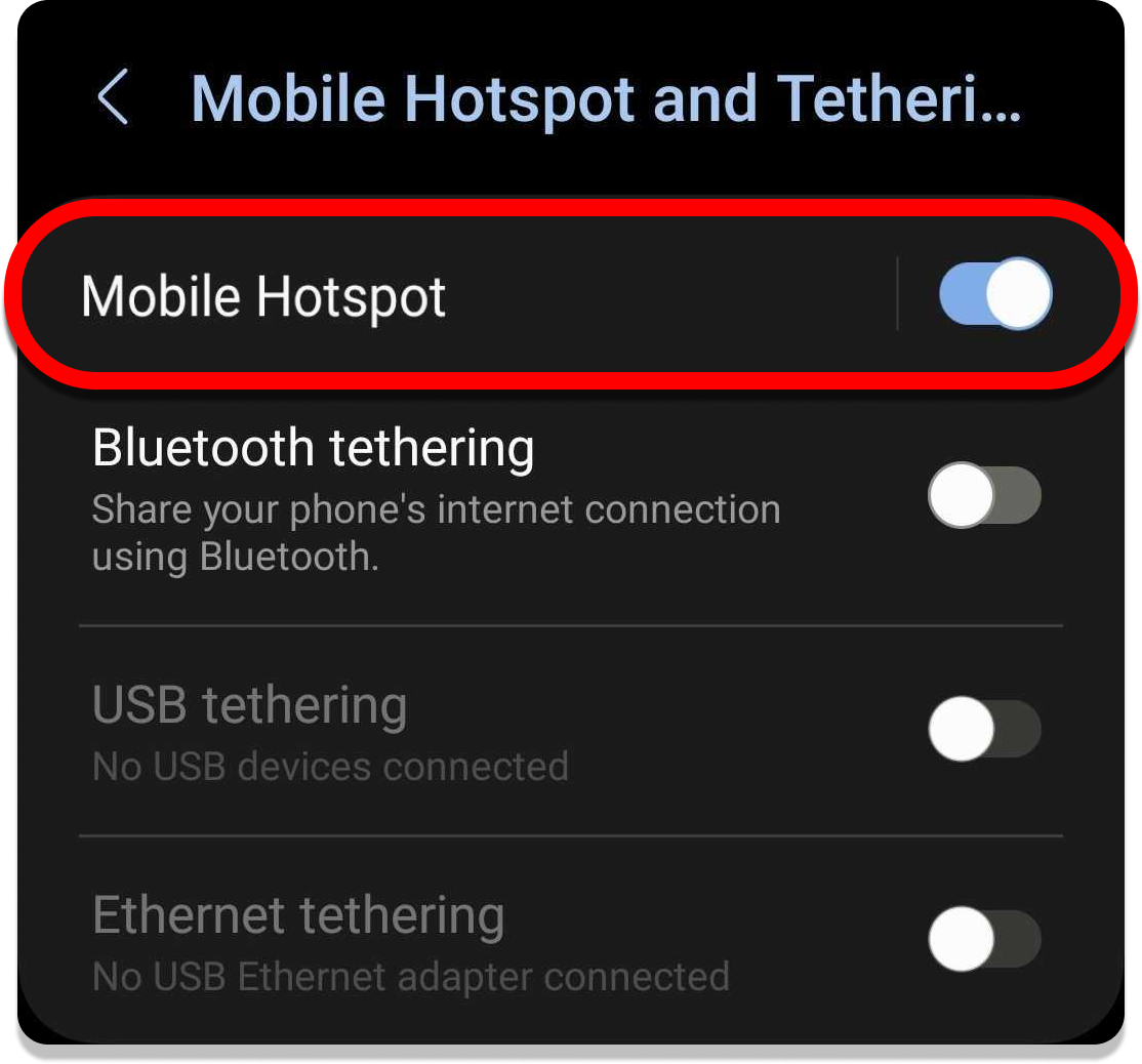How to set up a hotspot with Saily eSIM – Saily Help Center