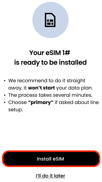 How do I install the Saily eSIM on my device? – Saily Help Center